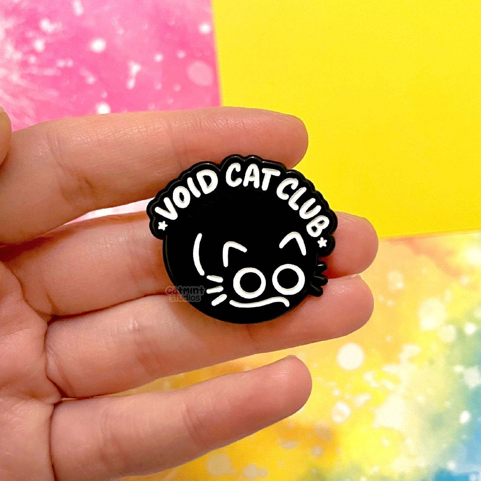 Void Cat Club Enamel Pin – Catmint Studios